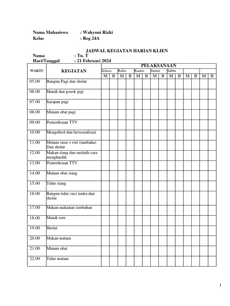 Panduan Praktik Klinik Kep Jiwa 2024 XXIVAB | PDF