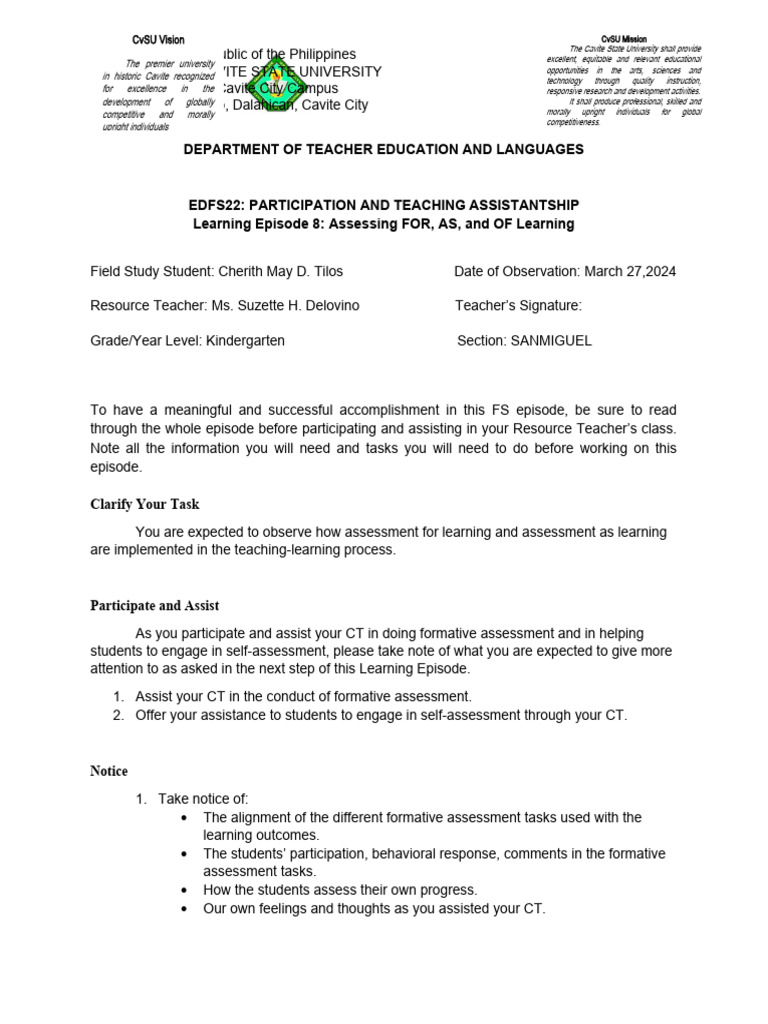 LEp-8-Activity 5-9-24 | PDF | Educational Assessment | Learning LEp-8-Activity 5-9-24 | PDF | Educational Assessment | Learning