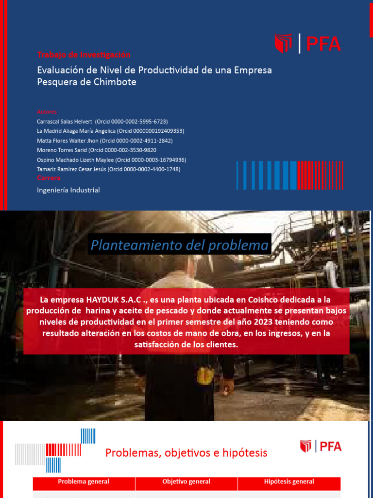 Diapositivas Expo Final - Trabajo de Investigación HYDUCK1 | PDF | Business