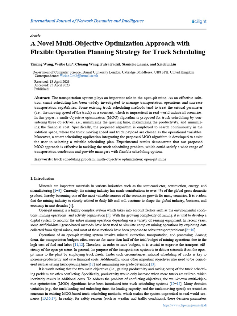 A Novel Multi-Objective Optimization Approach With | PDF | Mathematical Optimization