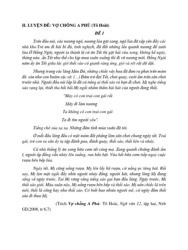 LUYỆN ĐỀ VCAP TÔ HOÀI | PDF