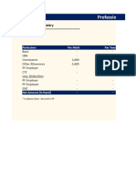 CTC Calculator and Salary Breakdown | PDF | Microsoft Excel | Employment