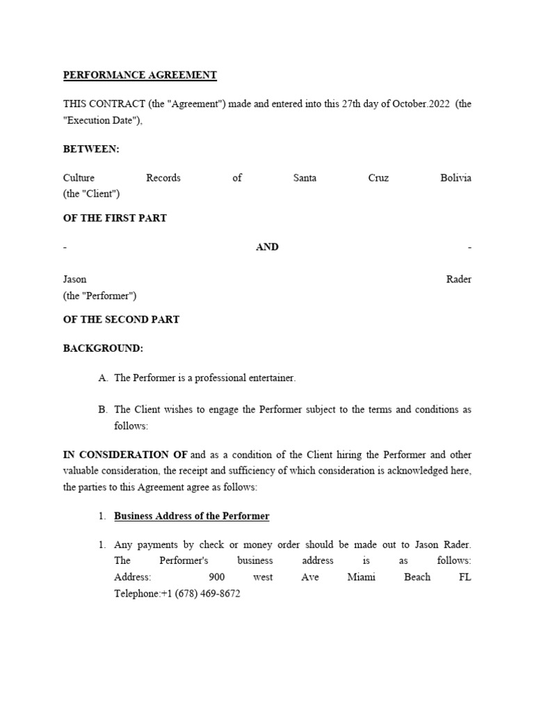 Jason Rader Performance Proposal | PDF | Grammatical Gender | Justice