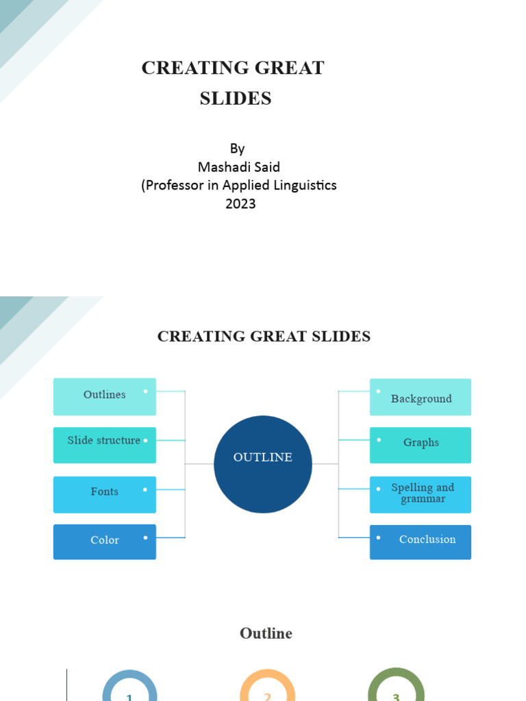 CREATE GREAT SLIDES | PDF | Human Communication | Grammar