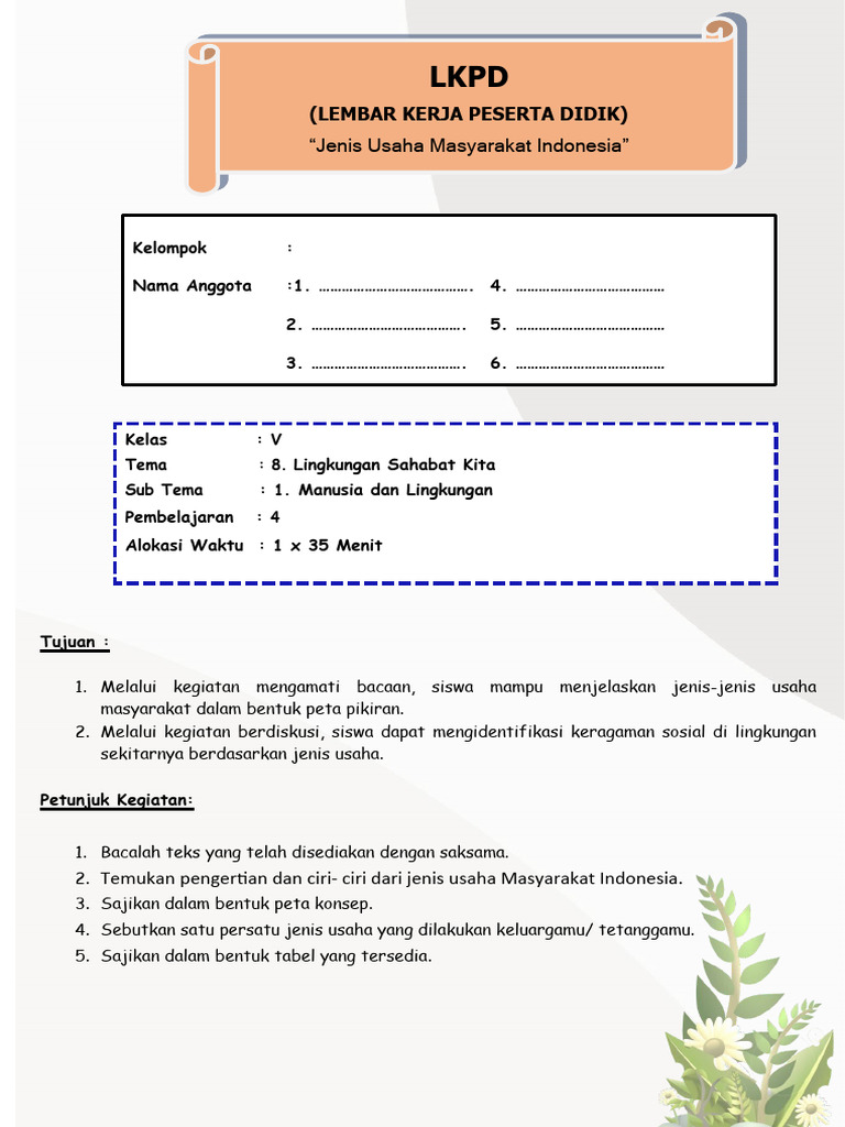 LKPD KLS 5 | PDF