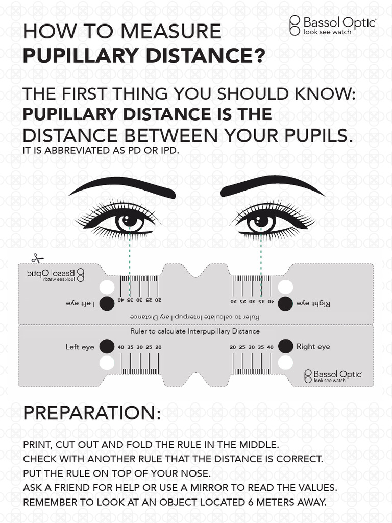 Measure Your Pupillary Distance Guide | PDF