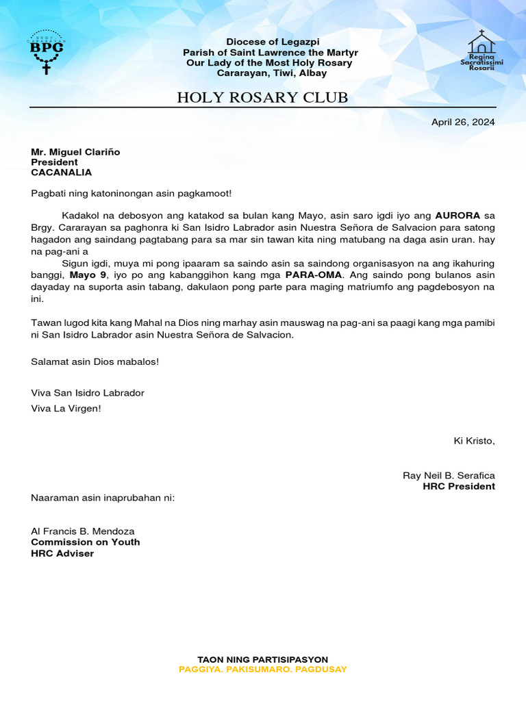 Letters Final To Be Printed | PDF