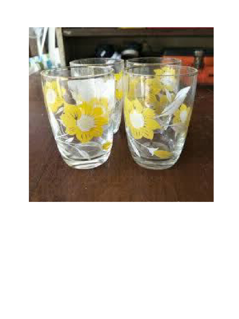 Gelas Warna Kuning | PDF