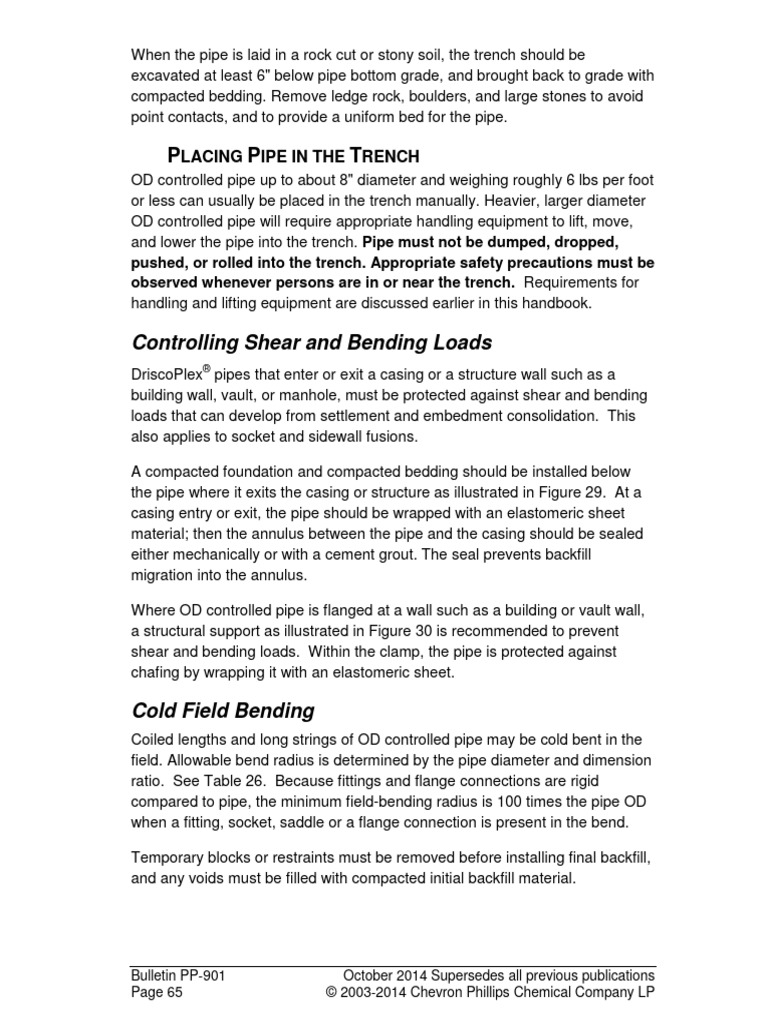 The Performance Pipe Field Handbook-65-67 | PDF | Pipe (Fluid ...