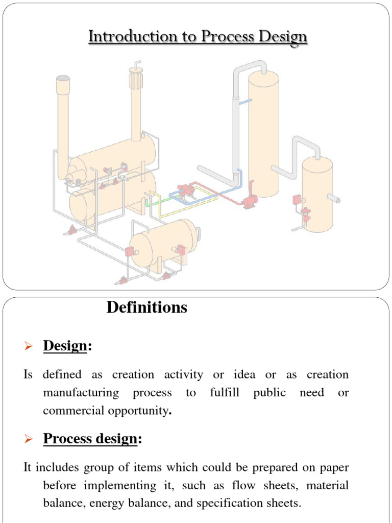 1st Topic (Introduction To Process Design) | PDF | Valve | Pump