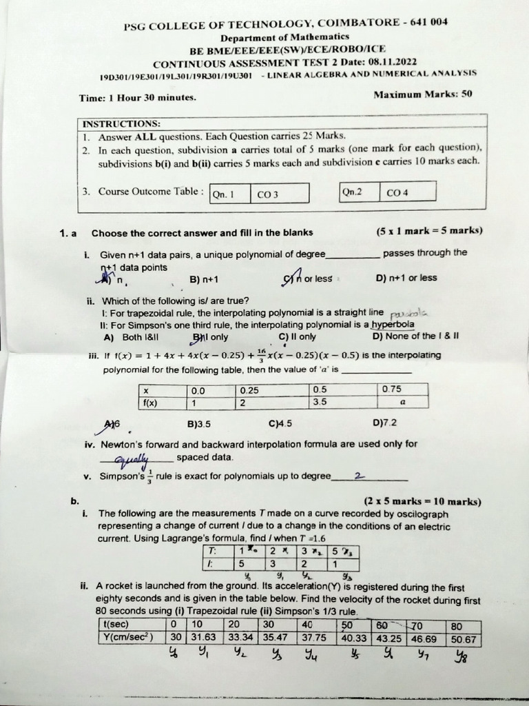 3rd Sem Qps | PDF | Mathematical Analysis | Applied Mathematics