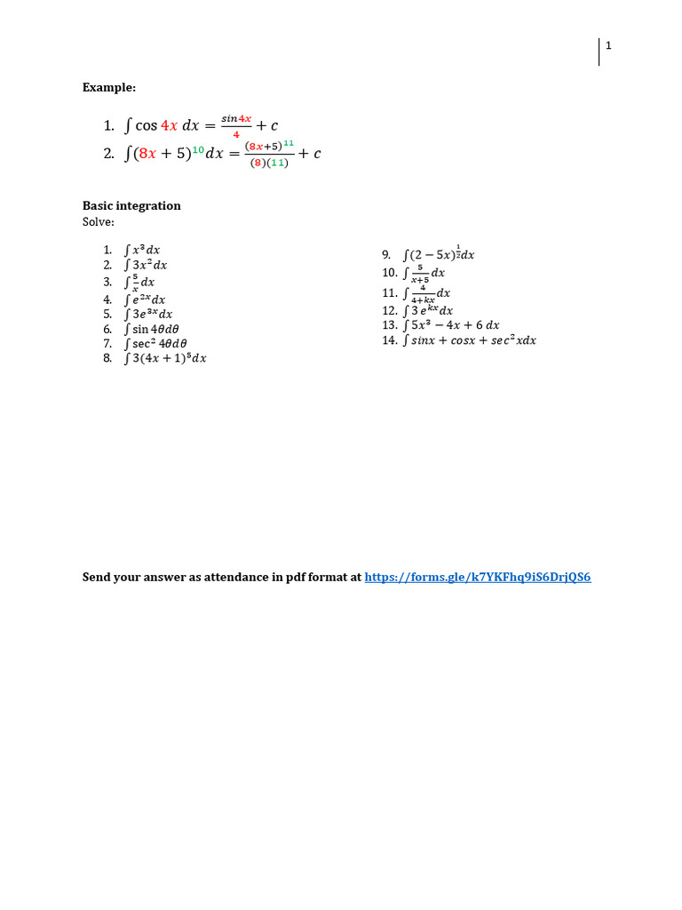Self Check 4.1 Integration | PDF | Teaching Methods & Materials | Computers