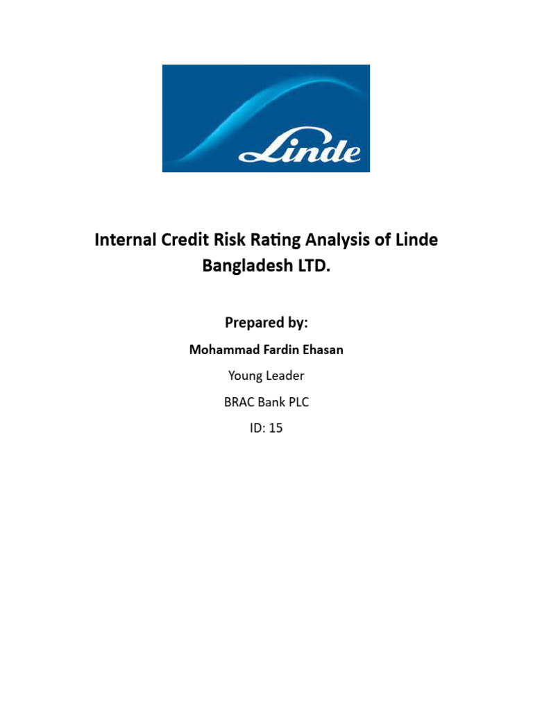 Linde Bangladesh Ltd. | PDF | Credit Risk | Risk