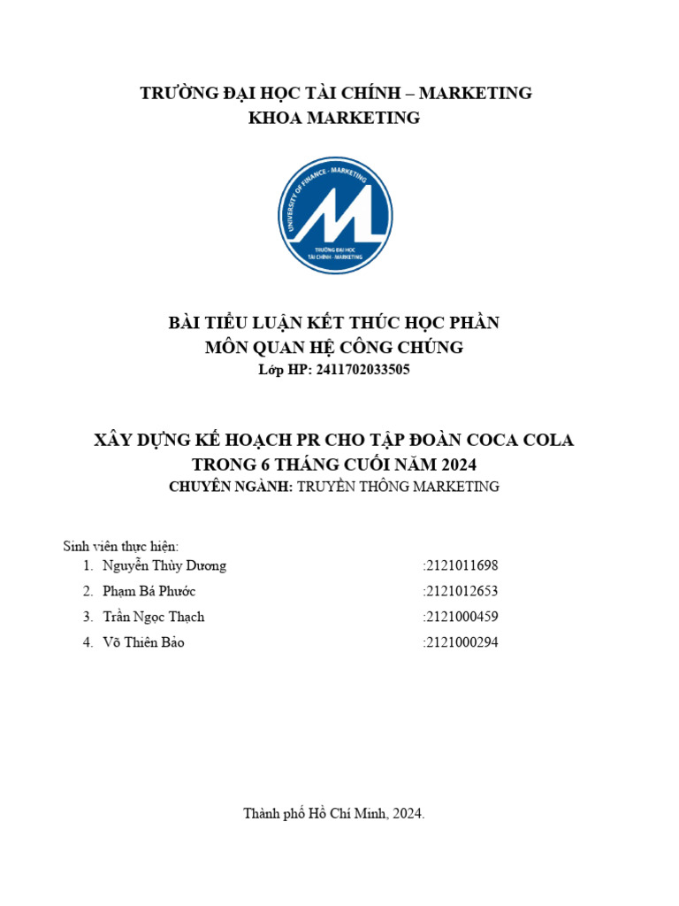 Nhóm 7 (S2) - KTHP - PR (HK1-2024) | PDF