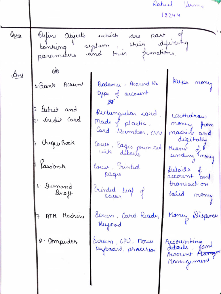 Banking System Assignment | PDF