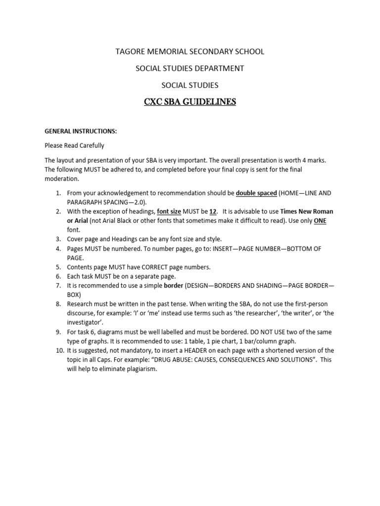 SBA Final Layout | PDF | Page Layout