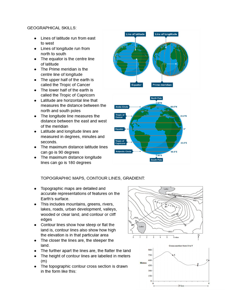 GEO notes | PDF | Quality Of Life | Latitude