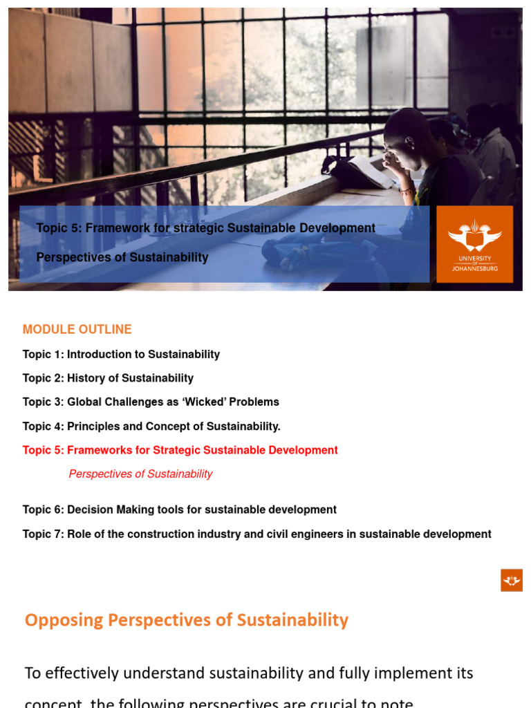 Strategic Frameworks for Sustainability | PDF | Sustainability ...
