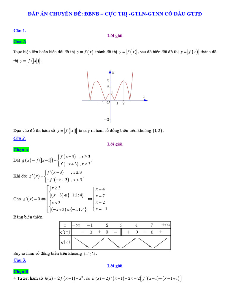 Chuyên Đề Db Ct Gtln Lan 2 (1) HDG | PDF