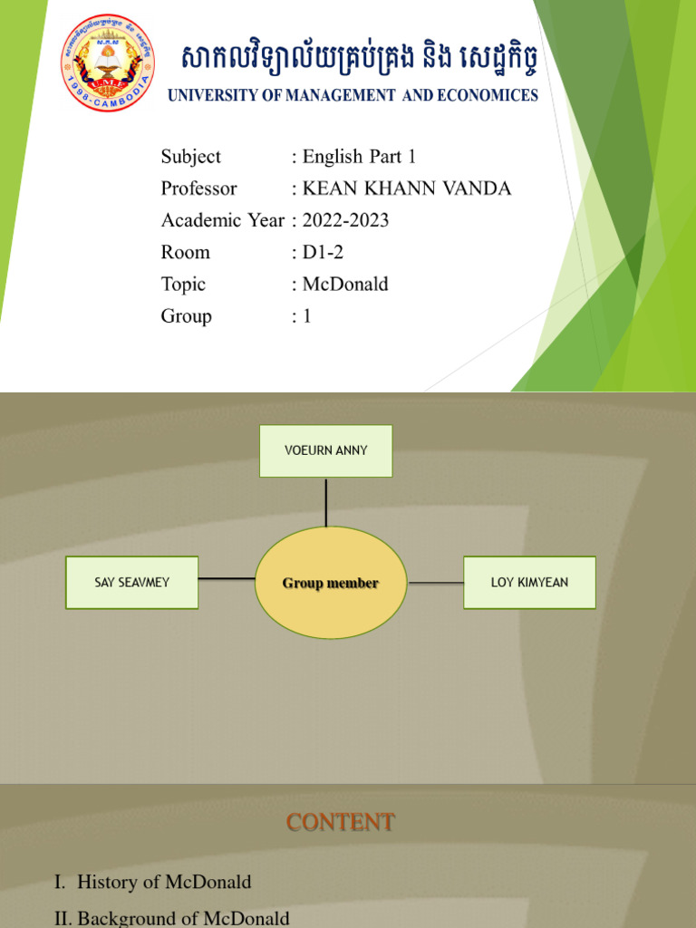 Anny's Slice | Download Free PDF | Mc Donald's | Food Industry