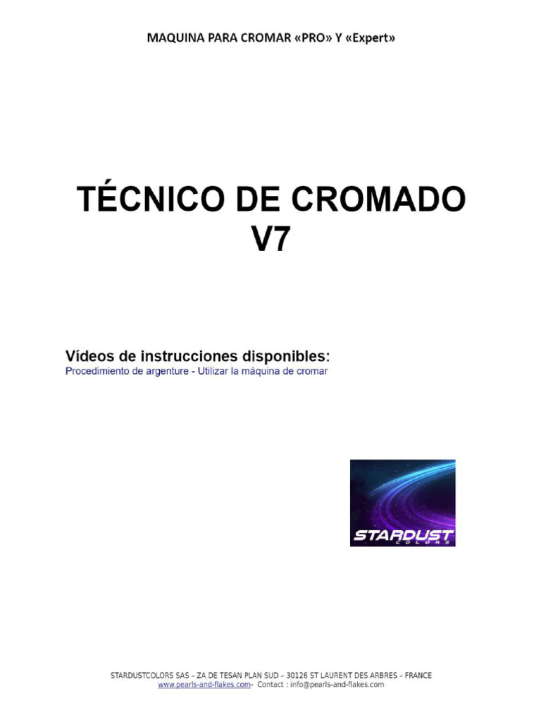 Proceso de Cromado | PDF