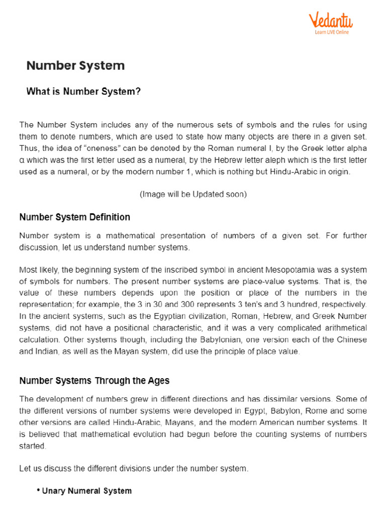 Number System | PDF