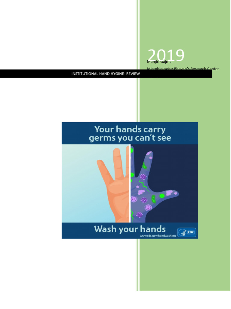 Institutional Hand Hygine - Review - Manjiri Gajmal | PDF | Hospital ...