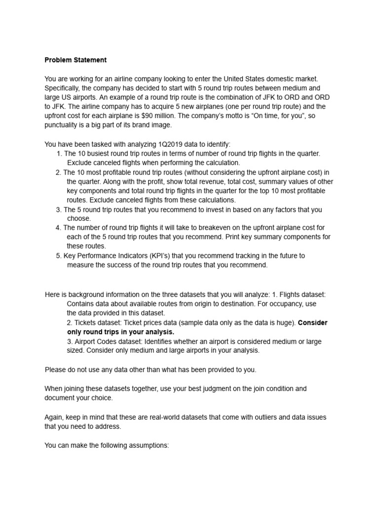 Data Challenge 2 | PDF | Airport | Data Data Challenge 2 | PDF | Airport | Data