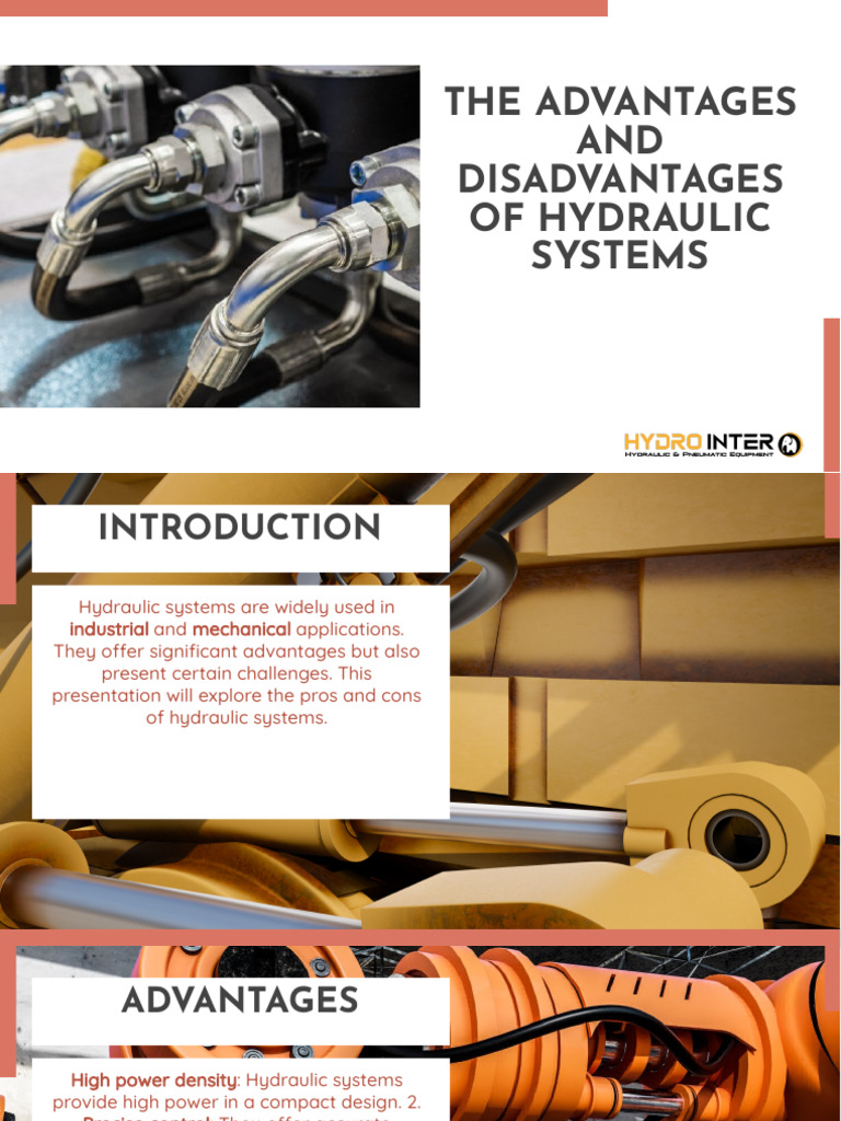 The Advantages and Disadvantages of Hydraulic Systems | PDF ...