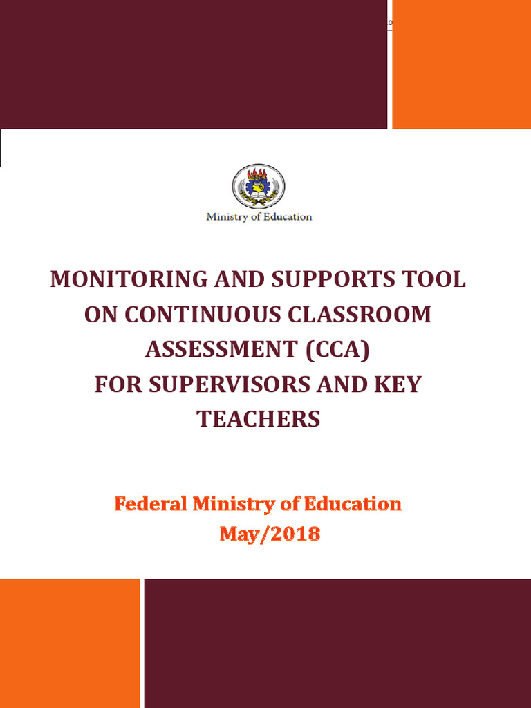 CCA - Monitoring Tools - May 29 | PDF | Teachers | Reading Comprehension