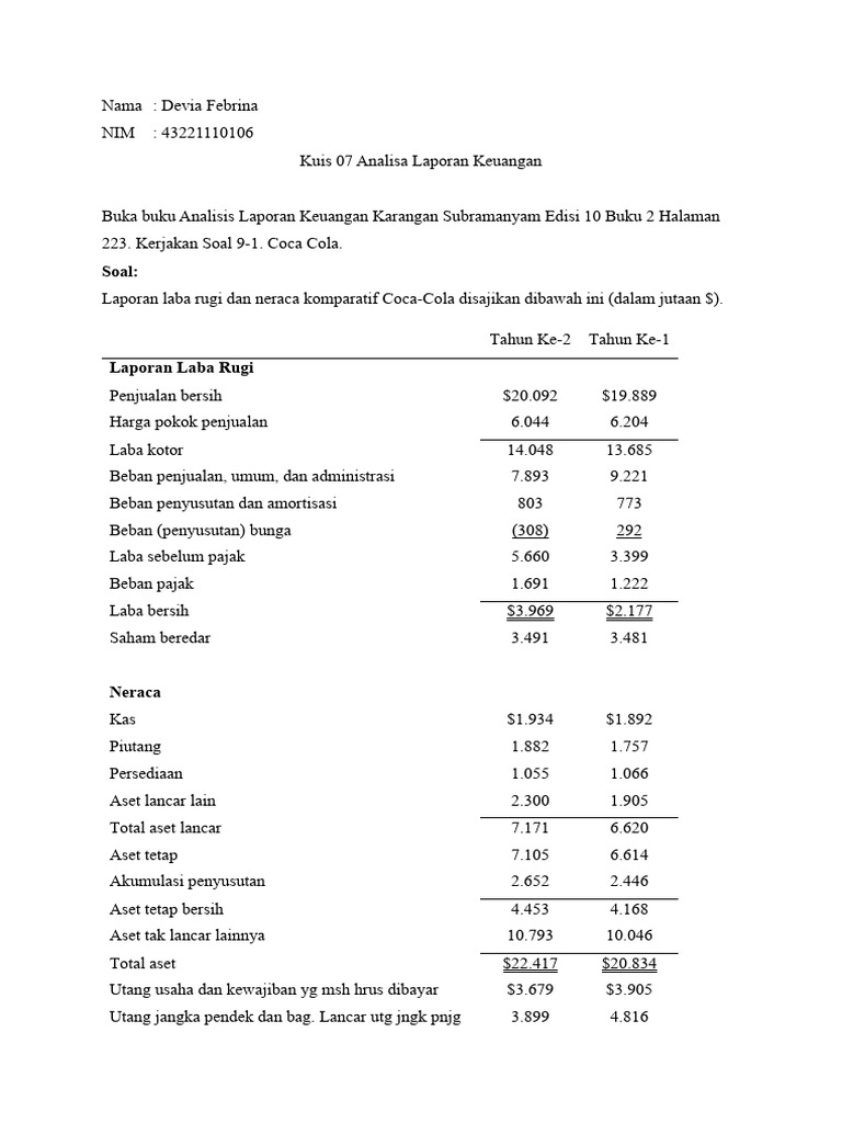 Devia Febrina 43221110106 - Kuis 07 ALK | PDF