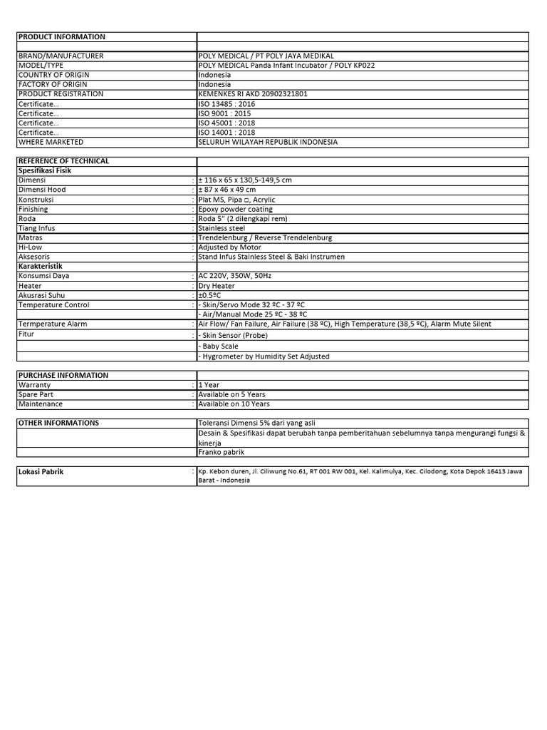 Product Information | PDF