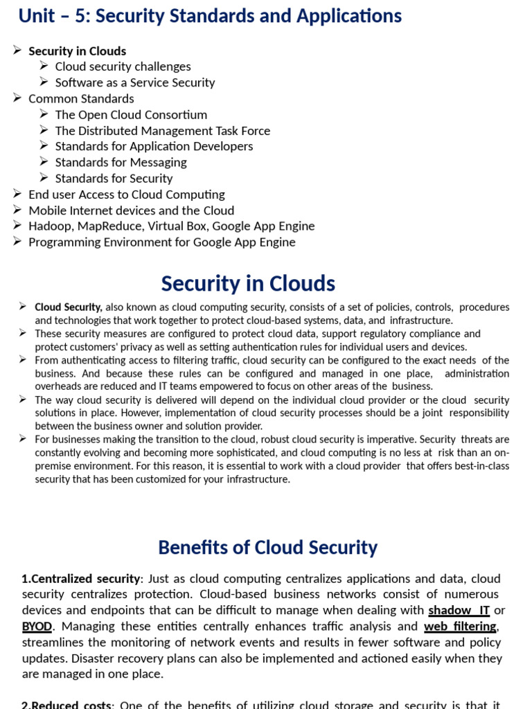 Cloud Computing Unit 5 | PDF | Apache Hadoop | Cloud Computing Cloud Computing Unit 5 | PDF | Apache Hadoop | Cloud Computing
