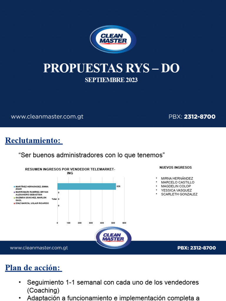 Plan de Acción Rys Do Sept 2023 | PDF