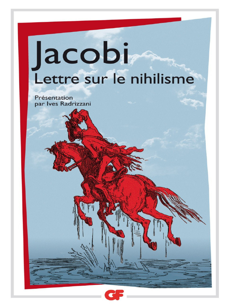 Lettre sur le nihilisme de Jacobi | PDF | Idéalisme | Emmanuel Kant