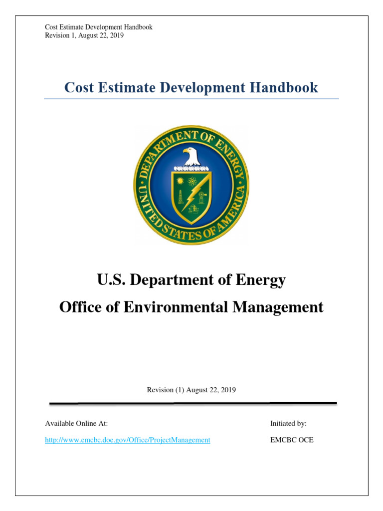 EM_Cost_Estimate_Development_Handbook | Download Free PDF | Life Cycle ...