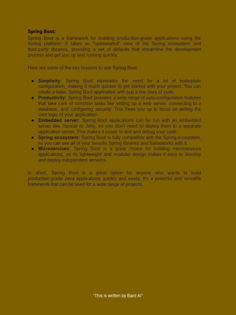 Spring Boot: Build Java Apps Fast | PDF | Computers