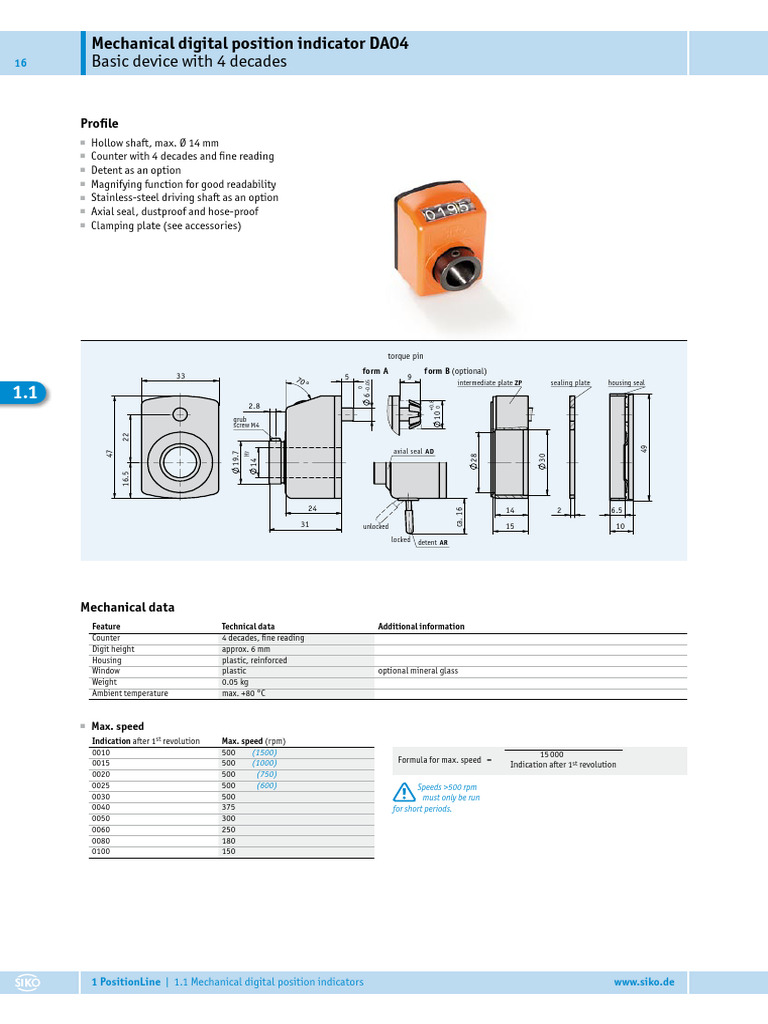 DA04 Data Sheet | PDF