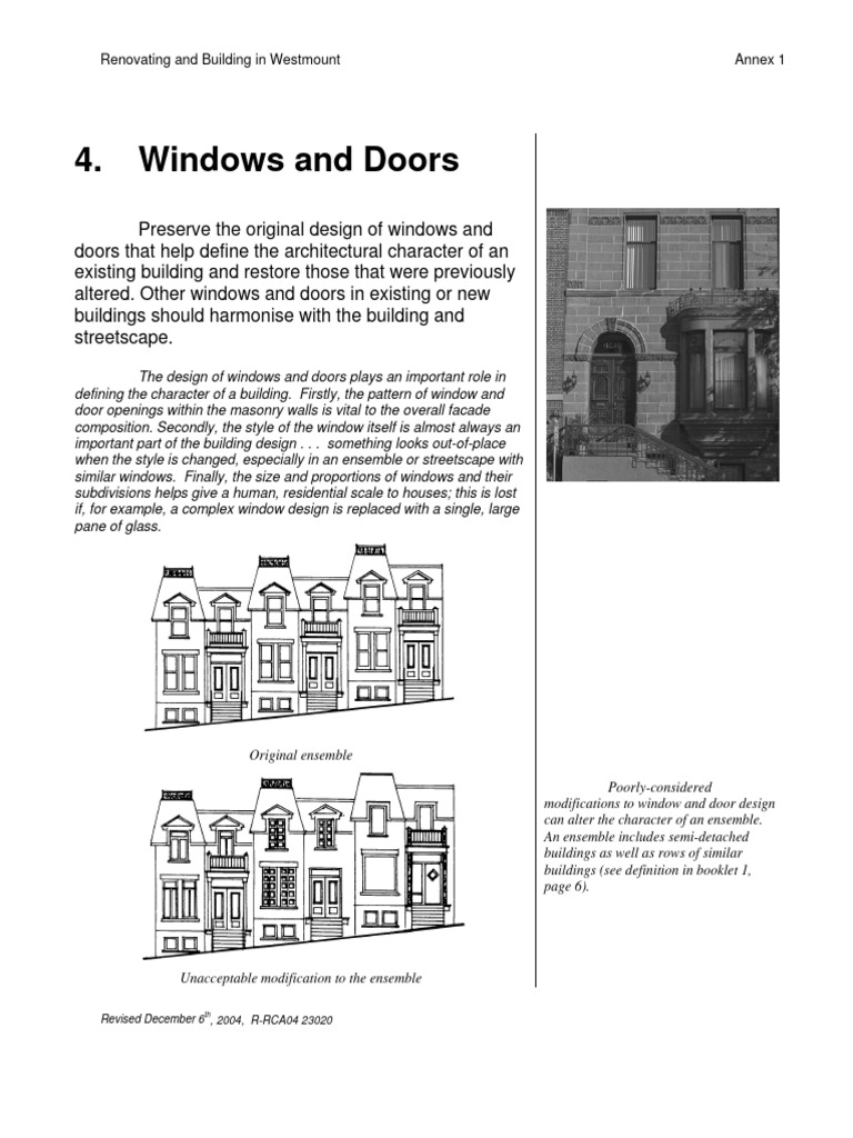 Door and Window | PDF | Window | Door