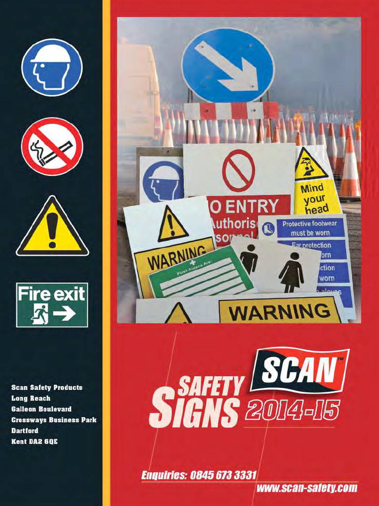 SCAN Safety Signs Catalogue 2014 1 | PDF