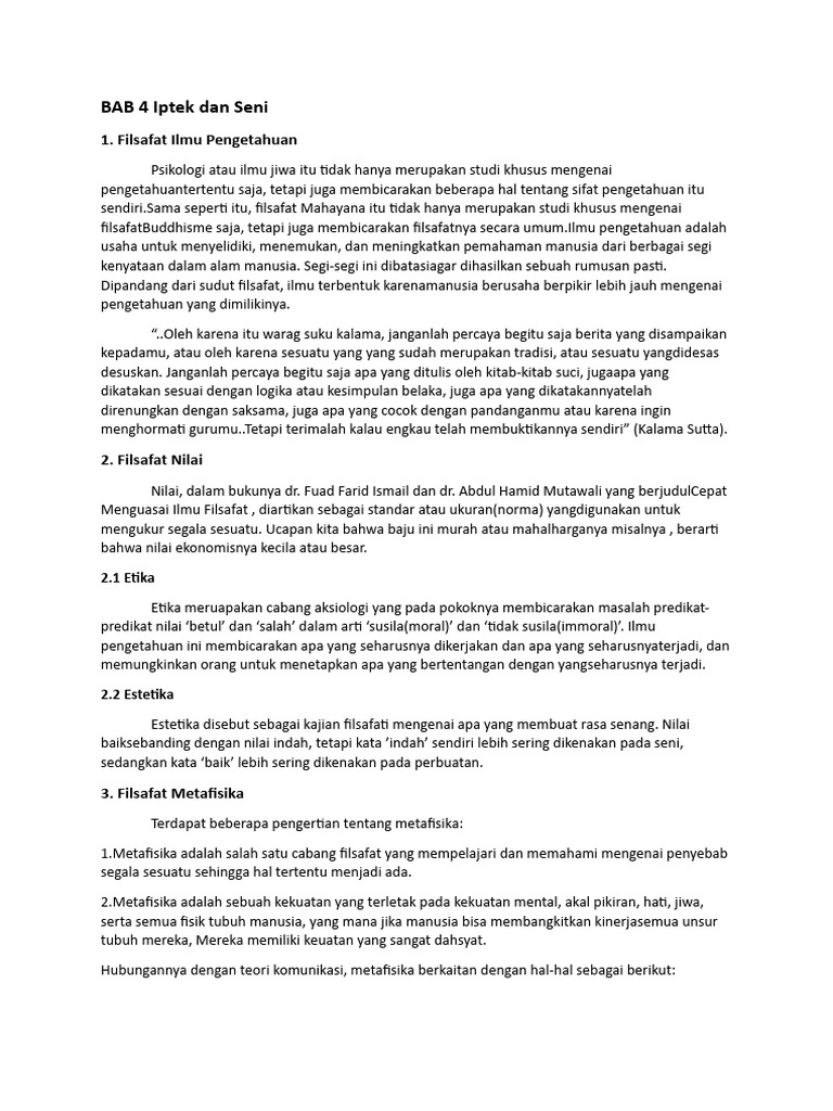 BAB 4 Iptek Dan Sen4 | PDF