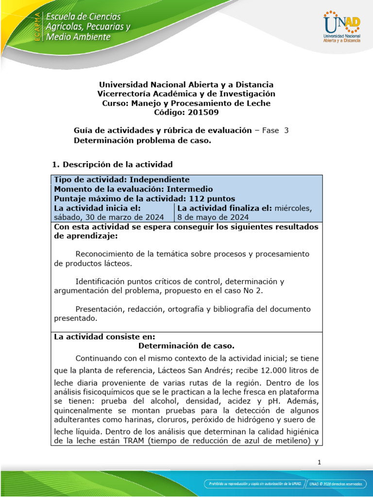 Guía de Actividades y Rúbrica de Evaluación - Unidad 2 - Fase 3 - Solucion Problema Caso | PDF ...