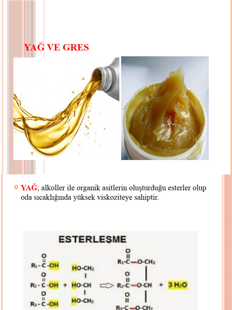 Yağ Ve Gres | PDF