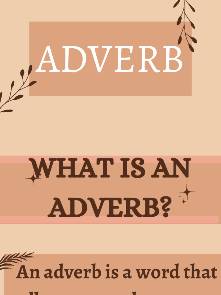 ADVERB-1-pdf | PDF | Adverb | Adjective
