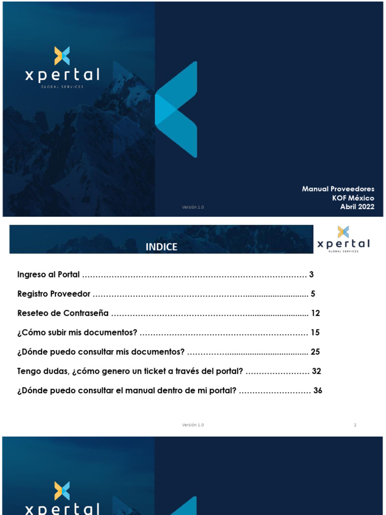 Guia Completa de Portal Proveedores Kofmx | PDF | Contraseña