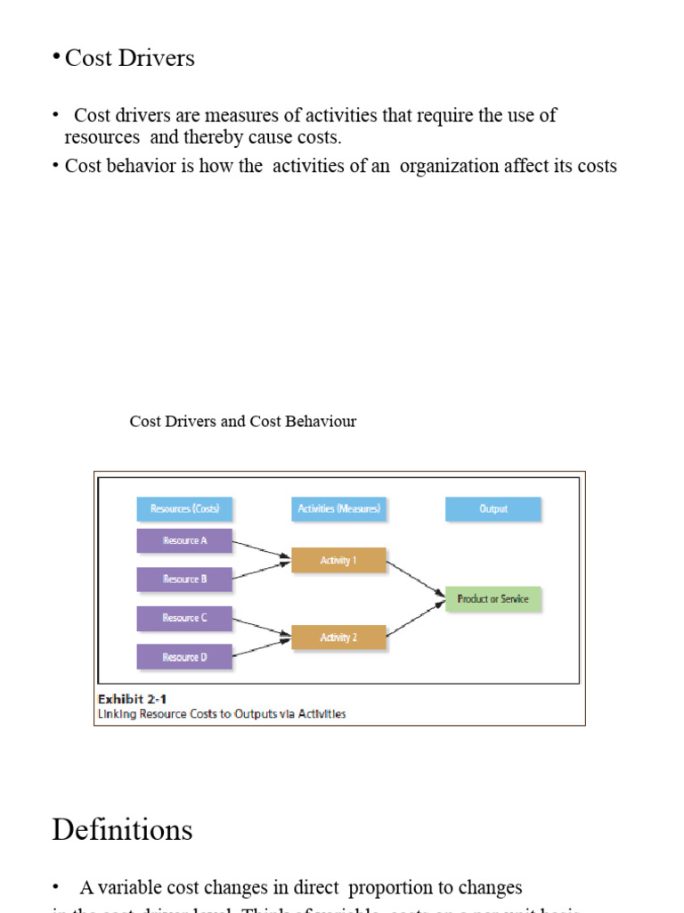 Cost Drivers Cvp Pdf Financial Accounting Economies