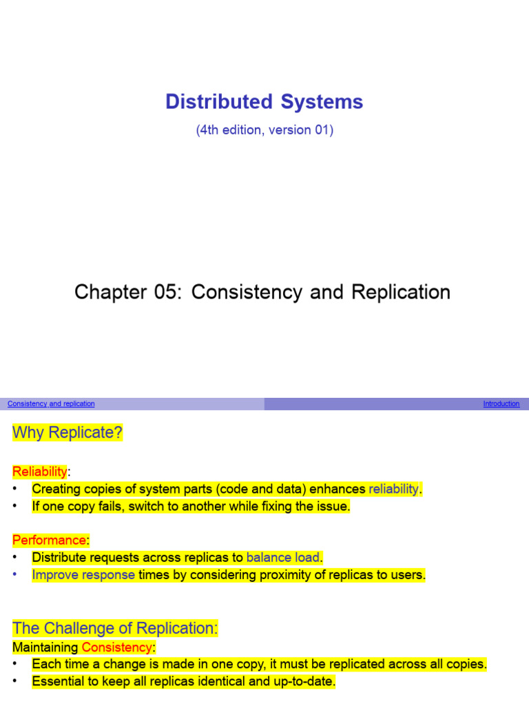 Consistency and Replication55 | PDF | Replication (Computing) | World Wide Web