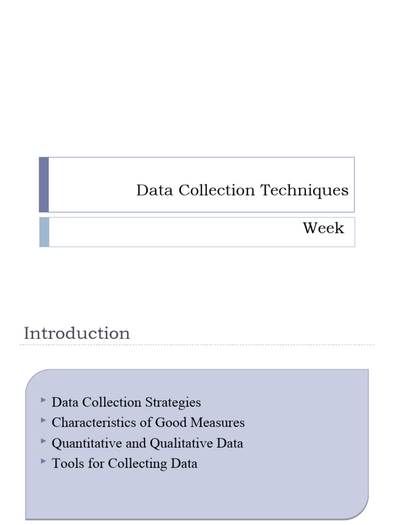 Data Colection Methods | Download Free PDF | Survey Methodology | Focus ...