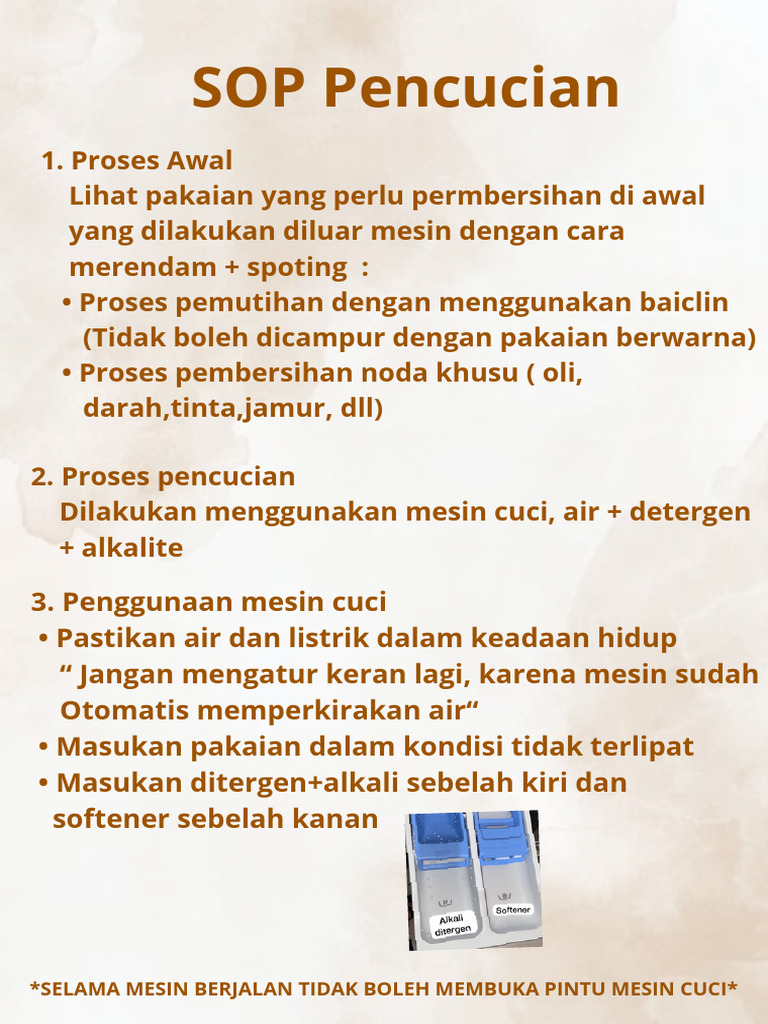 SOP Pencucian | PDF