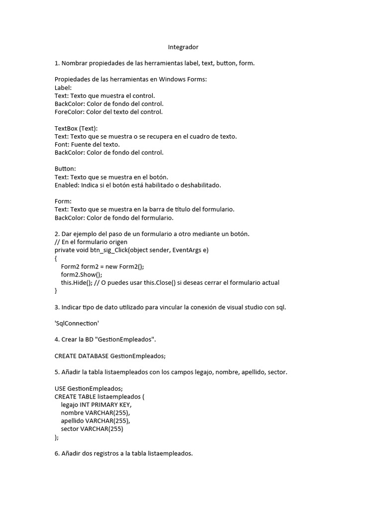 Febrero | PDF | SQL | Servidor SQL de Microsoft